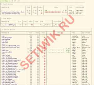 Duf – Лучшая Утилита Мониторинга Дисков Linux - SetiWik